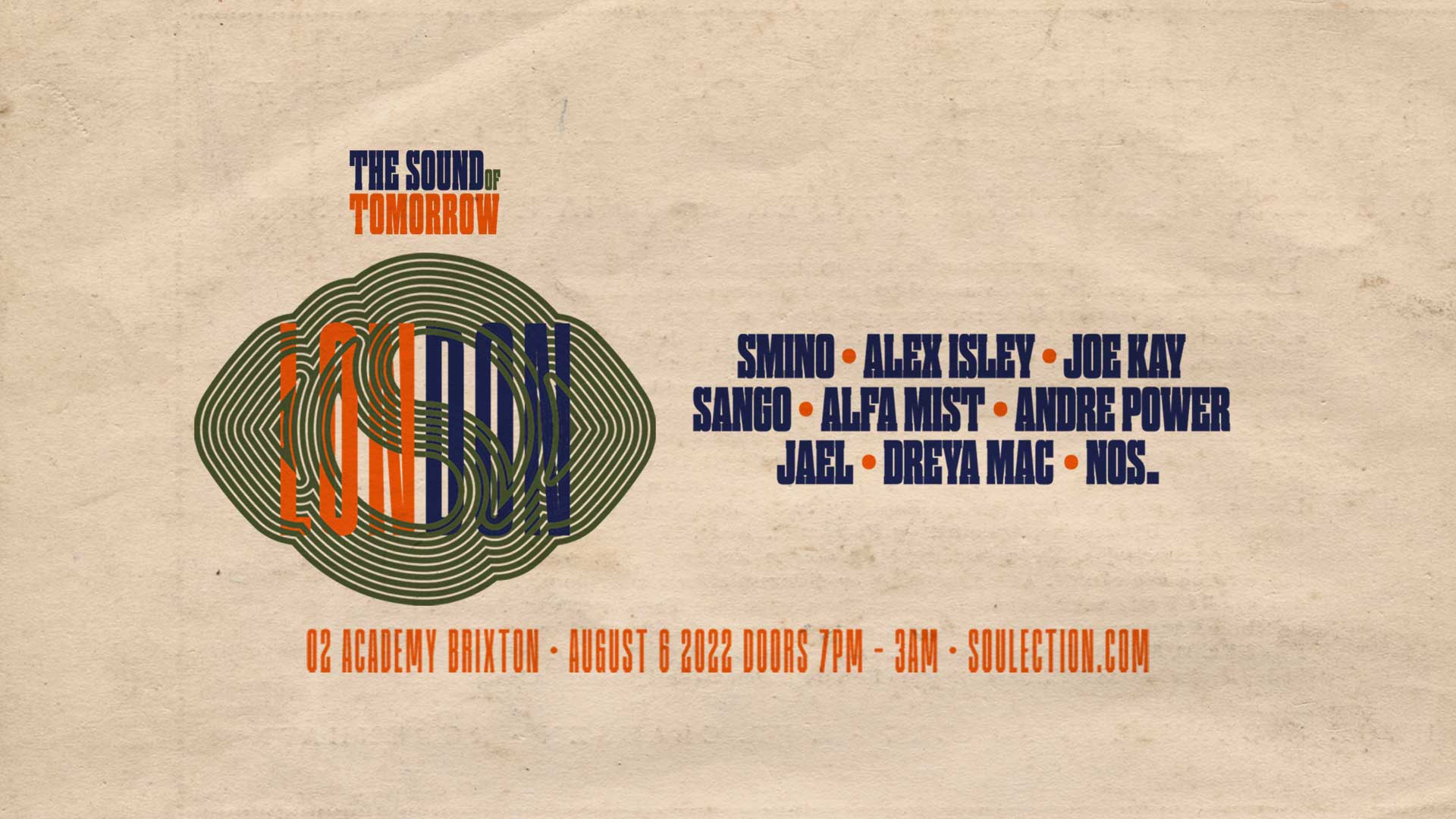 Soulection biljetter. Köp biljetter till din favoritartist | Live ...