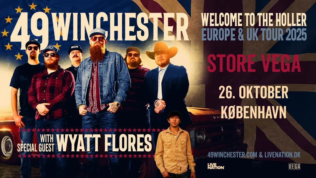 49 Winchester, København V, 2025-10-26T00:00:00Z, 19:00, Tickets – www.livenation.dk