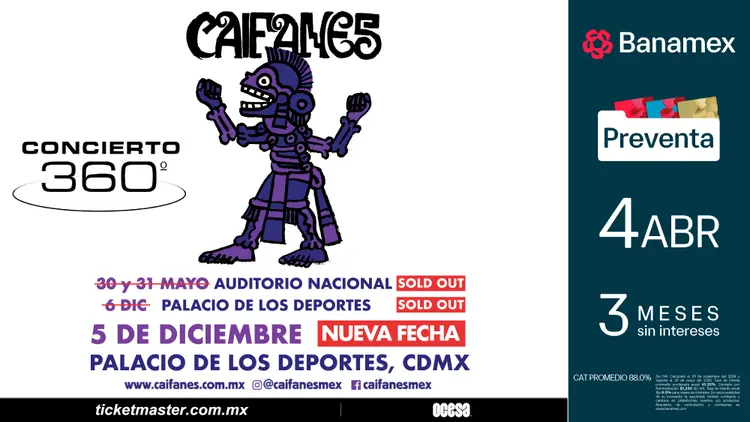 Caifanes Tickets, Tour and Concert Dates – www.palaciodelosdeportes.mx