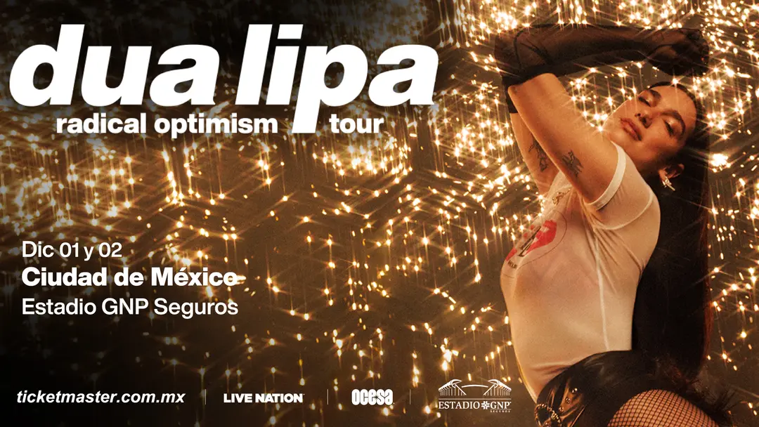Dua Lipa: Radical Optimism Tour, Mexico City, 1 de dezembro de 2025, , Tickets – www.livenation.lat