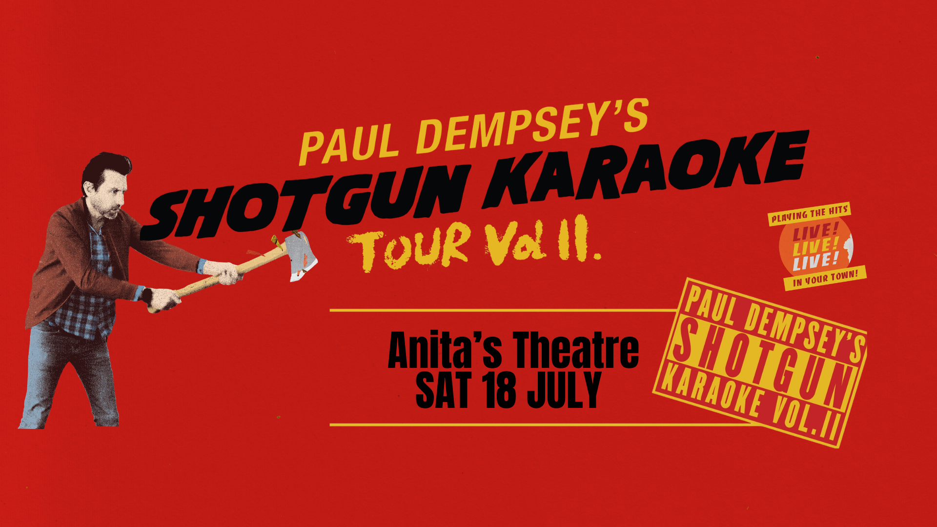 Paul Dempsey's Shotgun Karaoke Tickets, Tour and Concert Dates – www ...