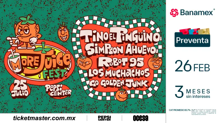 More Juice Fest Tickets, Tour and Concert Dates – www.ocesa.com.mx